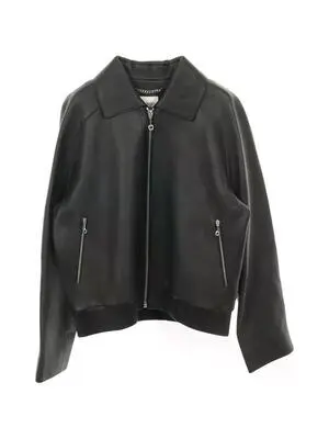 Hermès Leather Bomber Jacket