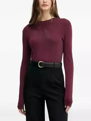 Armani Exchange Long-sleeve Ribbed Knit Sweater