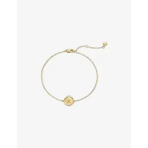 Monica Vinader Initial Chain Bracelet - Gold