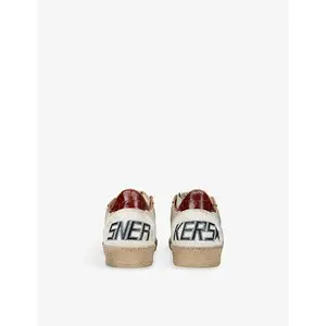 GOLDEN GOOSE Ball Star Suede Trainers - Beige Comb