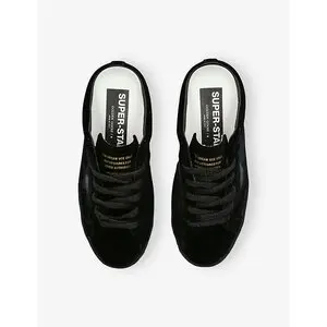 GOLDEN GOOSE Super-star Sabot Velvet Trainers - Black