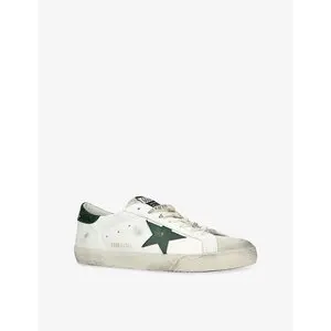 GOLDEN GOOSE Super-star Leather Trainers - Green Oth