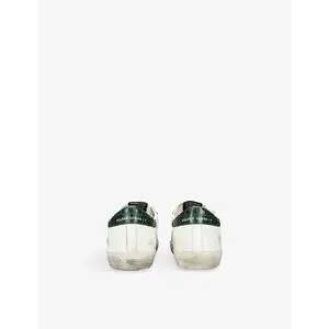 GOLDEN GOOSE Super-star Leather Trainers - Green Oth