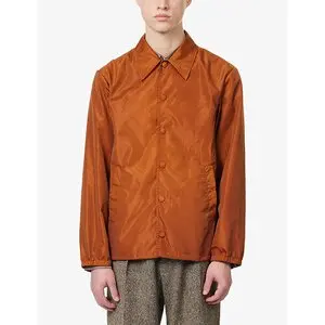 Dries Van Noten Vorries Collared Woven Jacket
