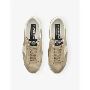 GOLDEN GOOSE Super-star Suede Trainers - Beige