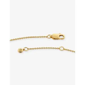 Monica Vinader Initial Y Stamp Chain Bracelet - Gold