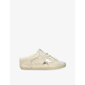 GOLDEN GOOSE Super-star Sabot Suede Trainers - Beige Oth
