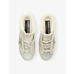 GOLDEN GOOSE Super-star Sabot Suede Trainers - Beige Oth