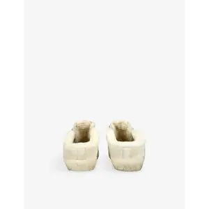GOLDEN GOOSE Super-star Sabot Suede Trainers - Beige Oth