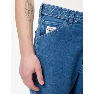 BODE Knolly Brook Embroidered Denim Jeans