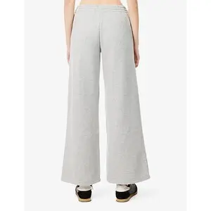 ANINE BING Kacey Cotton-jersey Jogging Bottoms - Medium Heather Grey