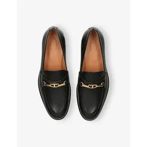 TOD'S Logo-embellished Leather Loafers