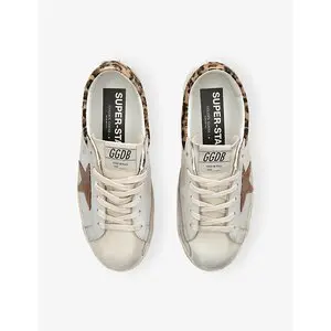 GOLDEN GOOSE Super-star Leather Trainers - White/comb
