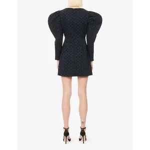 SISTER JANE Glow Spot Woven Mini Dress
