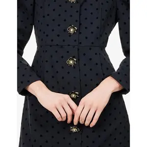 SISTER JANE Glow Spot Woven Mini Dress