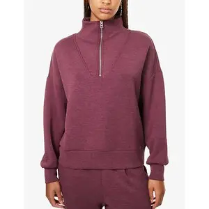 Varley Hawley Half-zip Sweatshirt - Sassafras Marl
