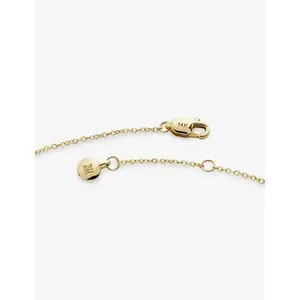 Monica Vinader Mini Initial 'y' Stamp 14ct Solid- Chain Bracelet - Gold