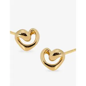 Monica Vinader Infinity Heart Small Stud Earrings