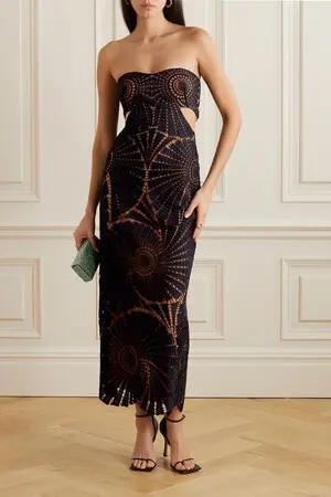 Simkhai Jamie Cutout Guipure Lace Maxi Dress