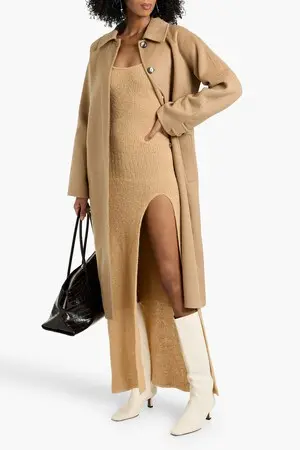 Proenza Schouler Belted Wool-blend Coat - Camel