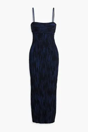 Proenza Schouler Ward Jacquard-knit Midi Dress - Black