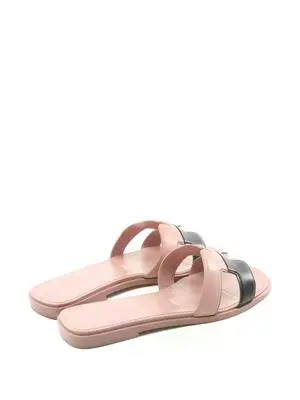 Hermès 20s Leather Sandals
