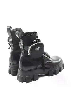 Prada 2010s Monolith Leather Boots