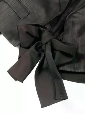 Hermès 2010s Ribbon-detail Blazer