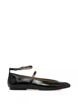 Armani Exchange Pointed Strap Ballet Flats