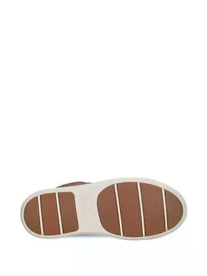 ALEXANDER SMITH London Panelled Lace-up Sneakers - Brown