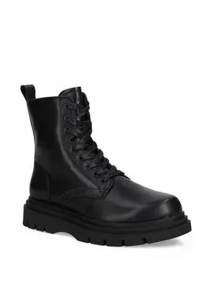 Armani Exchange Round-toe Lace-up Boots