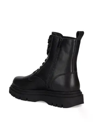 Armani Exchange Round-toe Lace-up Boots