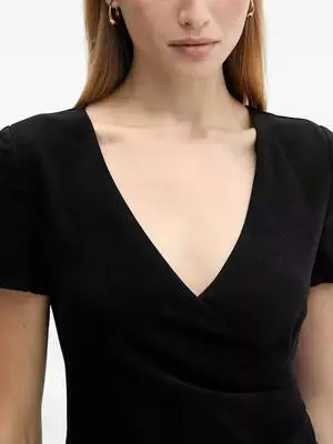Armani Exchange V-neck Midi Dress