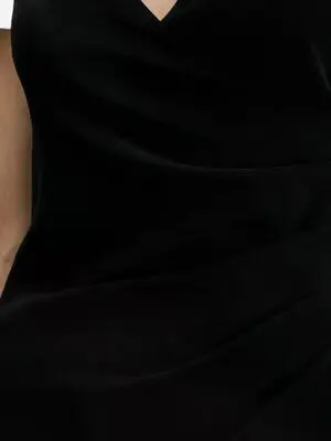 Armani Exchange V-neck Midi Dress