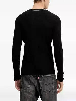 Armani Exchange Ribbed-knit Sweater