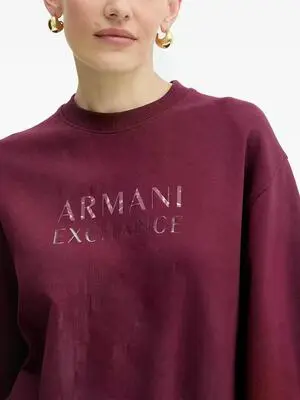Armani Exchange Logo Crew Neck Top
