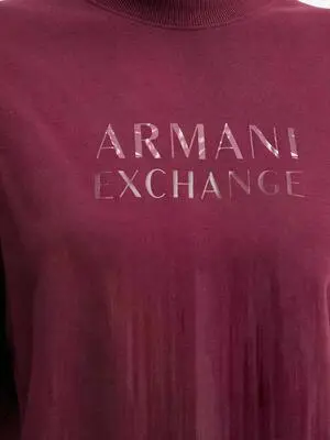 Armani Exchange Logo Crew Neck Top