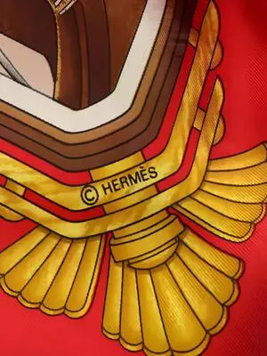 Hermès Automobile Silk Scarf