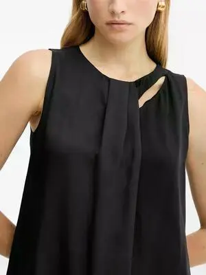 Armani Exchange Cut-out Sleeveless Blouse
