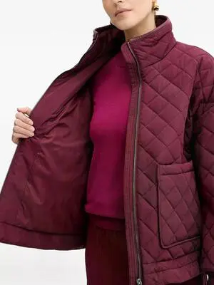 Armani Exchange Quilted Zip-up Jacket