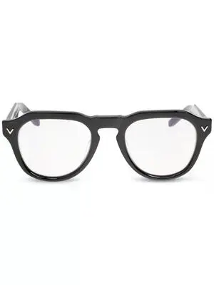 Valentino Garavani Round-frame Glasses - Black