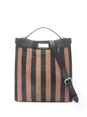 Fendi Peekaboo X-litefit Tote Bag - Brown