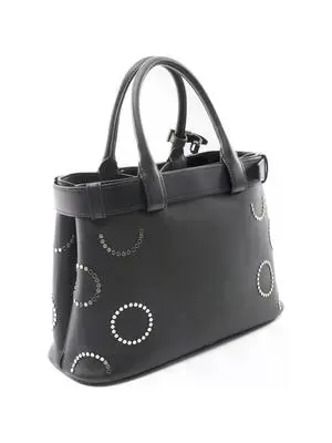 Prada Studded Buckle Tote Bag