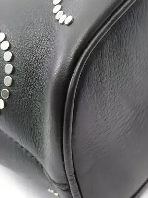 Prada Studded Buckle Tote Bag