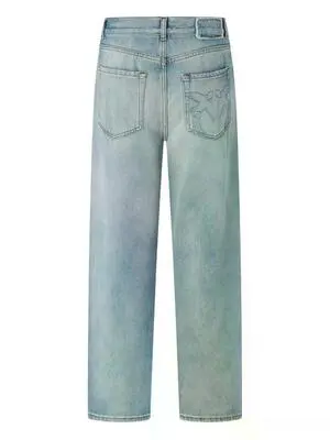 Pinko Split Detail Straight Leg Jeans