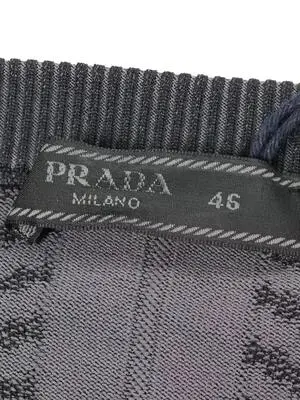 Prada Technical Knit Crewneck Sweatshirt