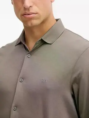Armani Exchange Logo-embroidered Shirt