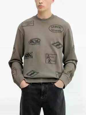Armani Exchange Logo-embroidered Sweatshirt
