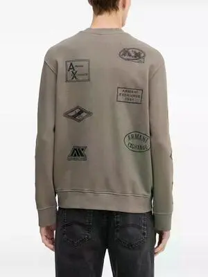 Armani Exchange Logo-embroidered Sweatshirt