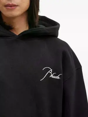 Rhude Logo-embroidered Hoodie